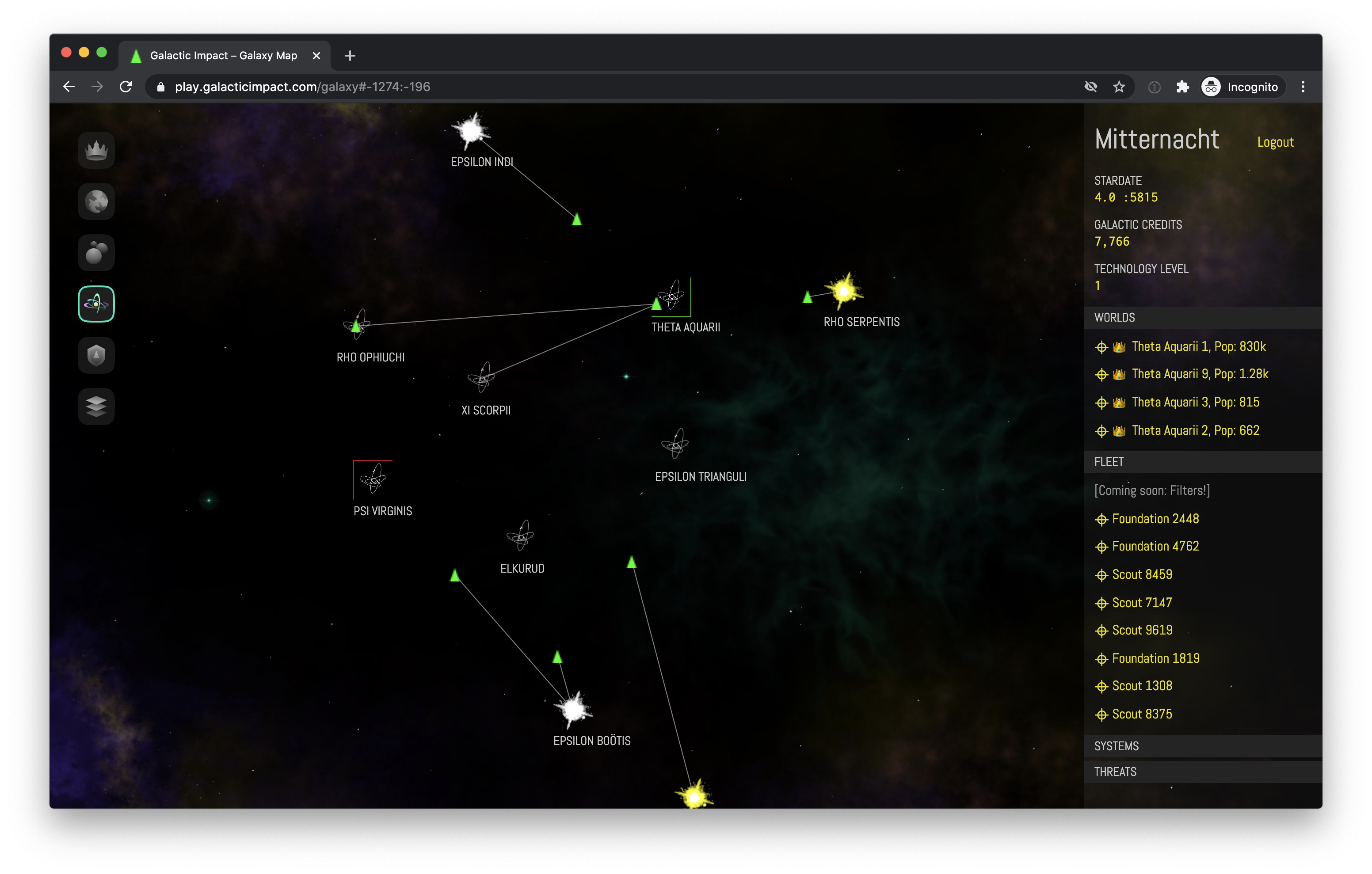 Galactic Impact – Space Empire. 4X. MMO.